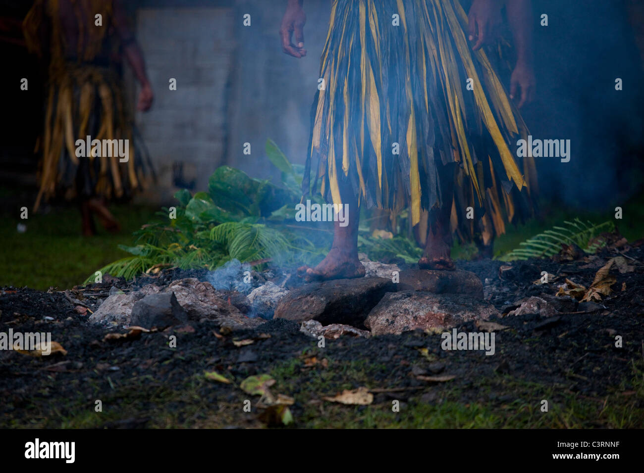 Beqa Island firewalkers, Viti Levu, Fiji Stock Photo - Alamy