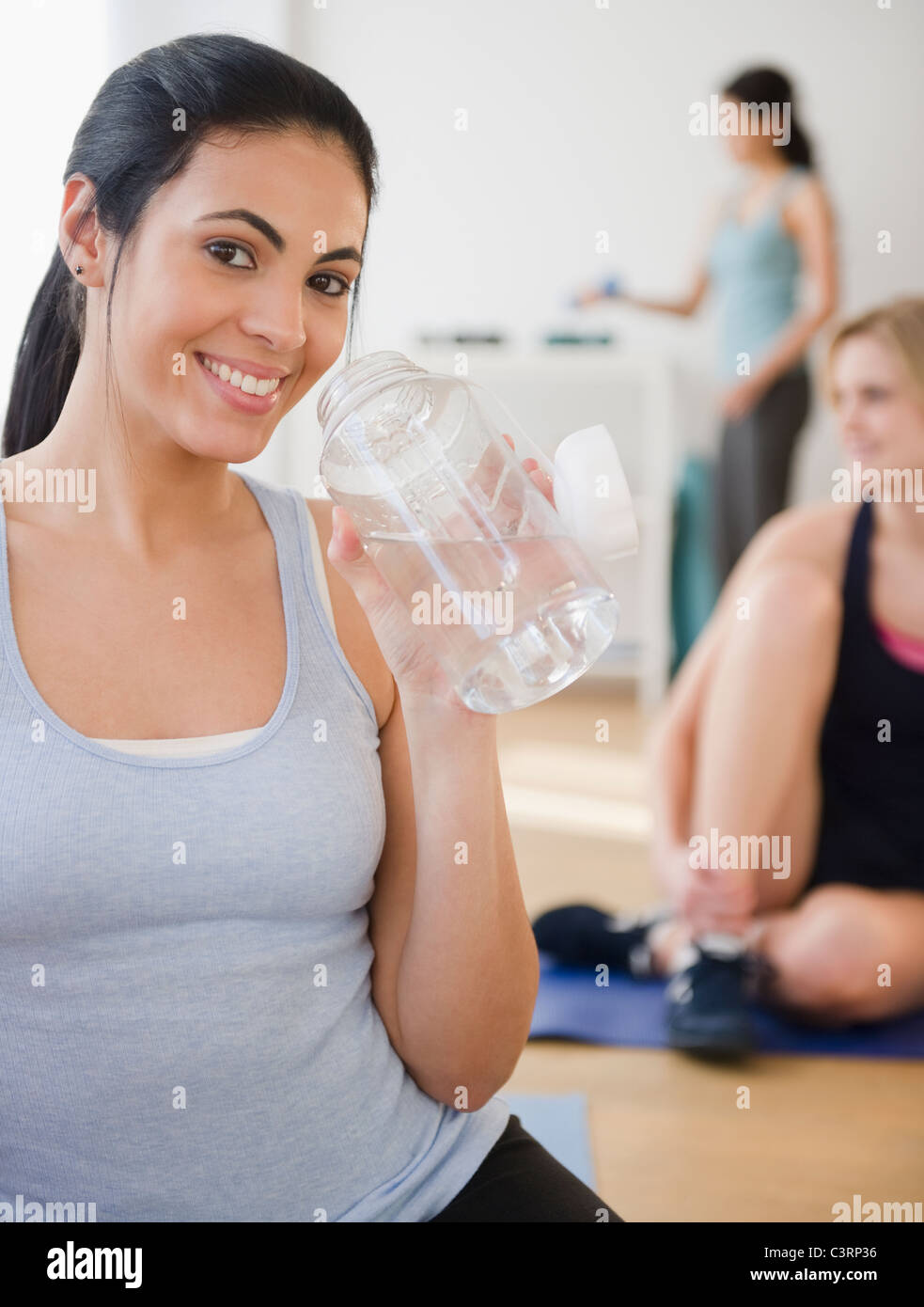 Women relaxing after exercise Stock Photo - Alamy