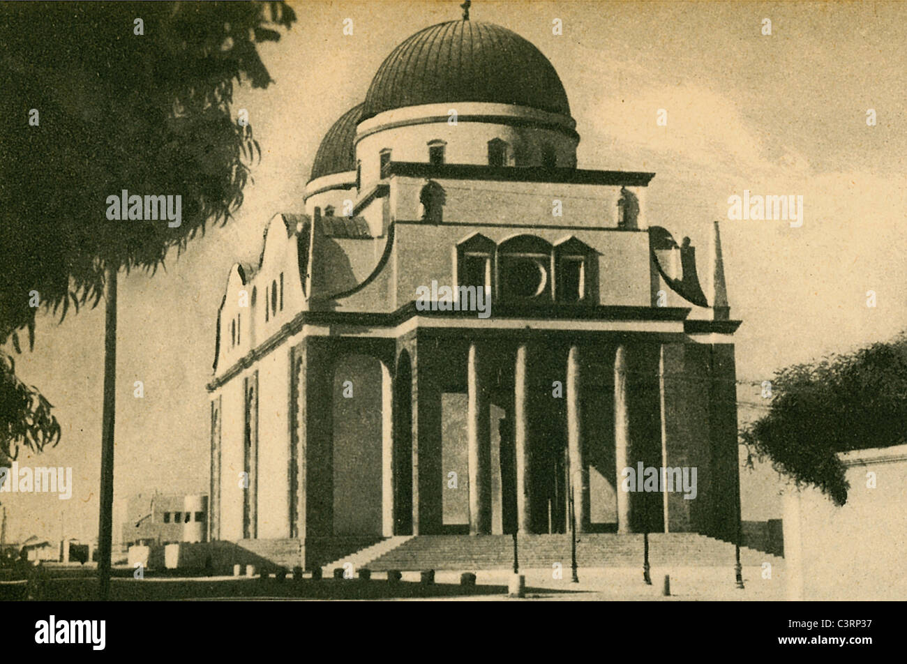 The Cathedral in Benghazi during the Italian occupation, 1930s. From ...