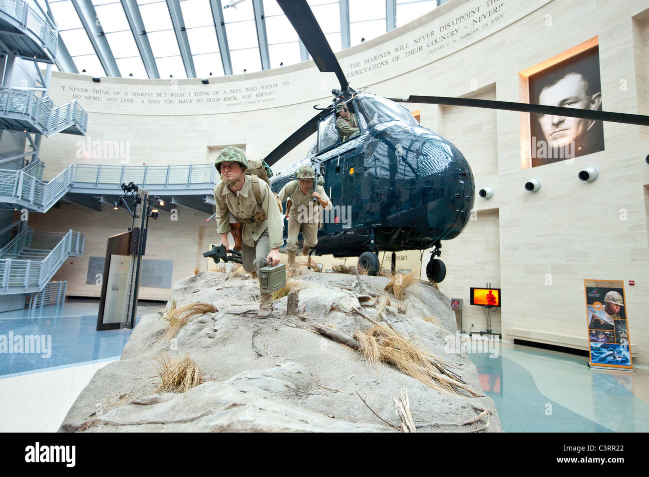 National Museum of the Marine Corps, Triangle, VA Stock Photo - Alamy