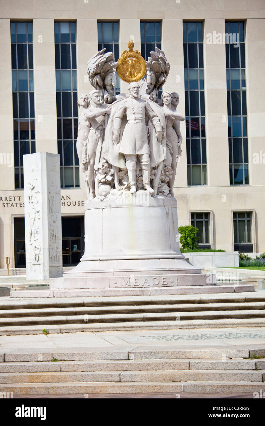 George Gordon Meade Memorial, Washington DC Stock Photo - Alamy