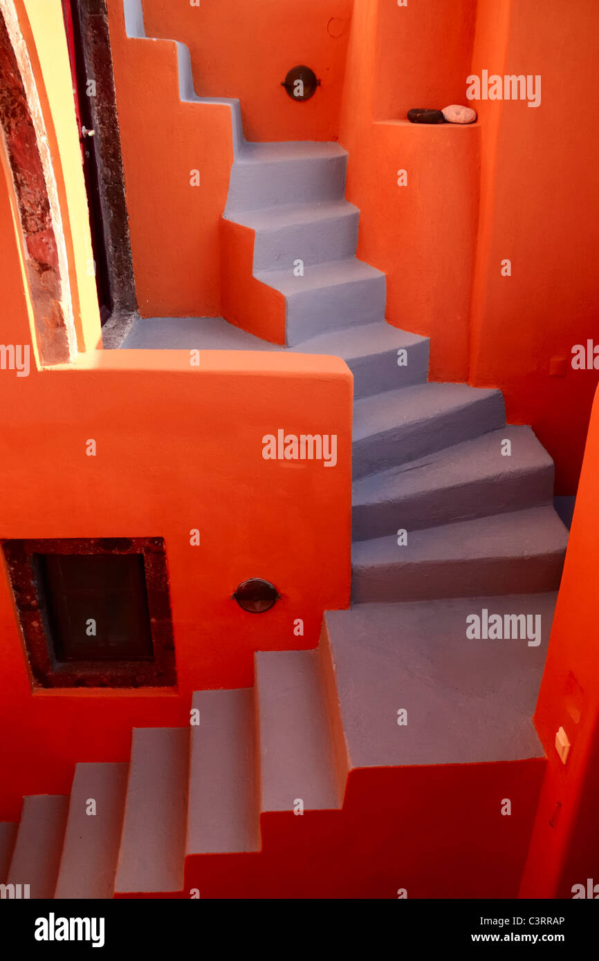 Orange steps hi-res stock photography and images - Alamy