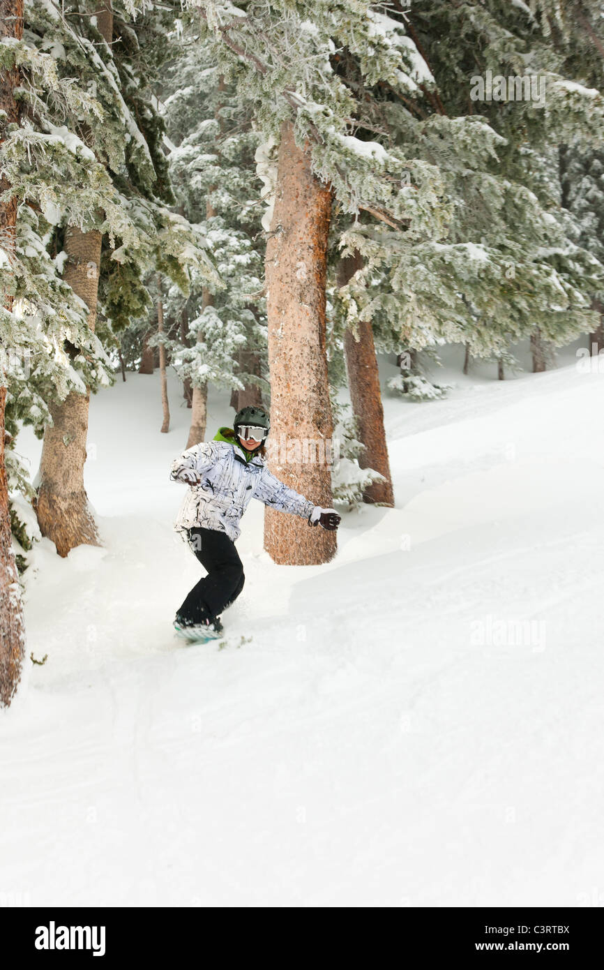 Chinese girl snowboard enjoying view hi-res stock photography and ...
