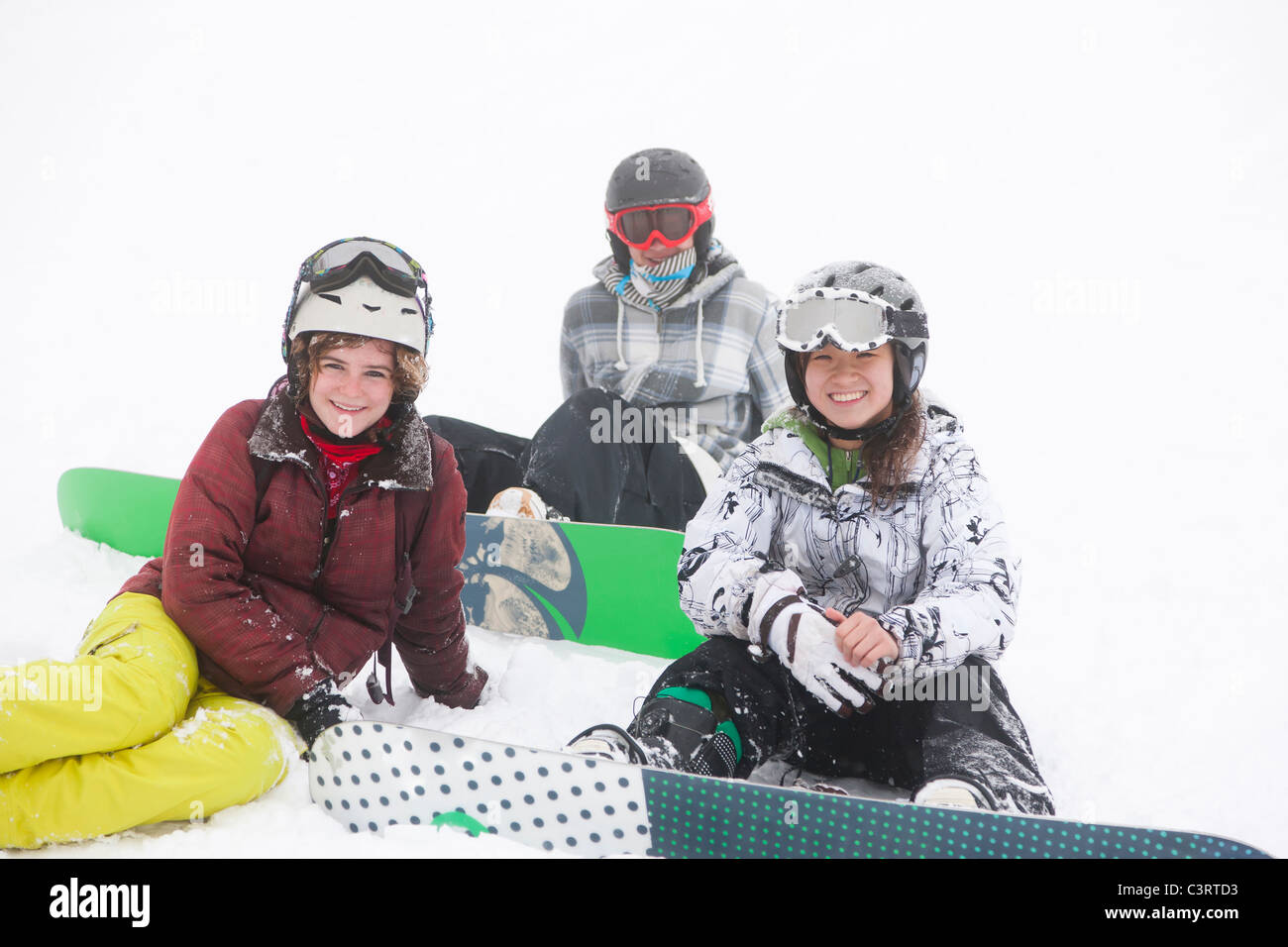 Portrait asian snowboarder hi-res stock photography and images - Alamy