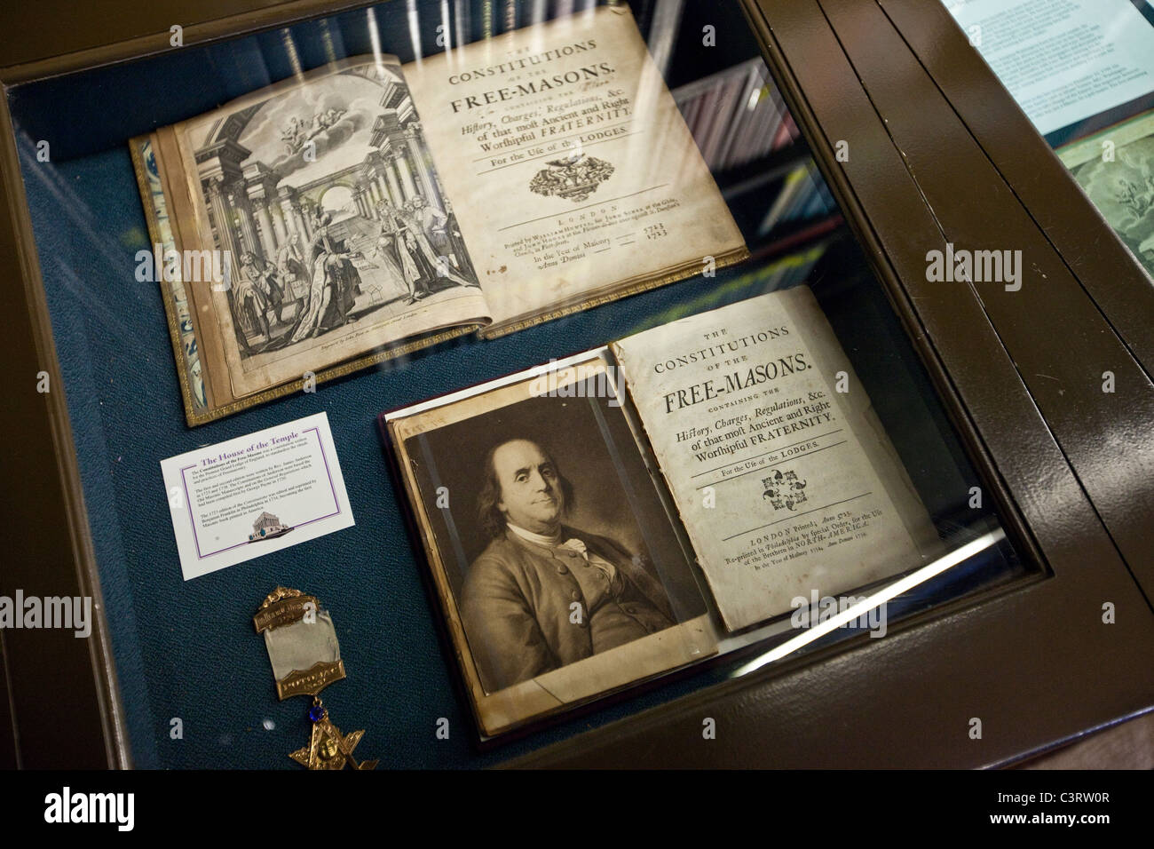 First Masonic book in Americas, original Ben Franklin reprint of James ...