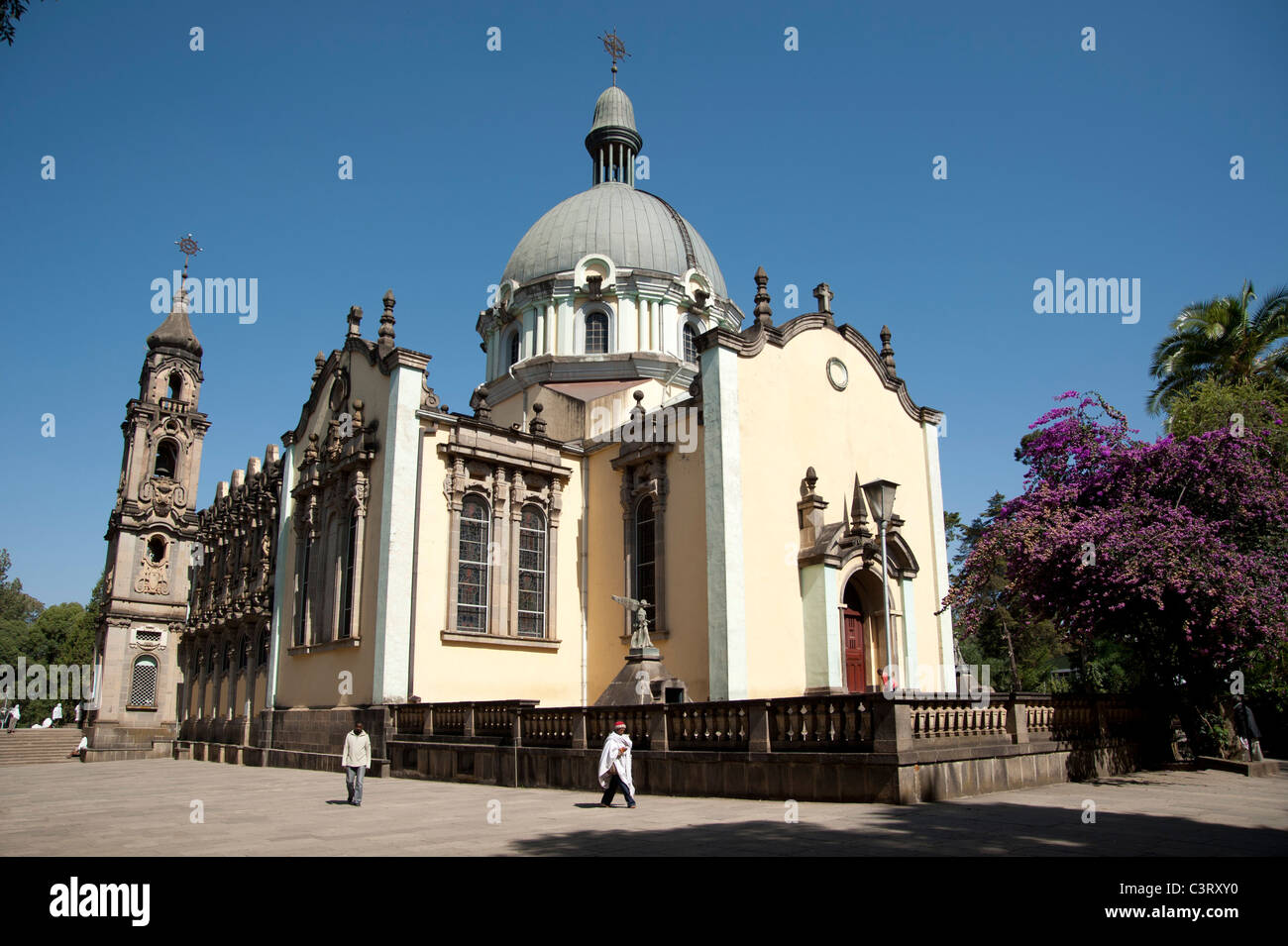 Kiddist Selassie (Holy Trinity) Cathedral, Addis Ababa, Ethiopia Stock ...