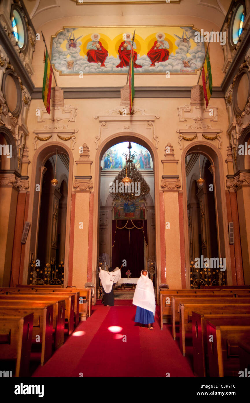 Kiddist Selassie (Holy Trinity) Cathedral, Addis Ababa, Ethiopia Stock ...
