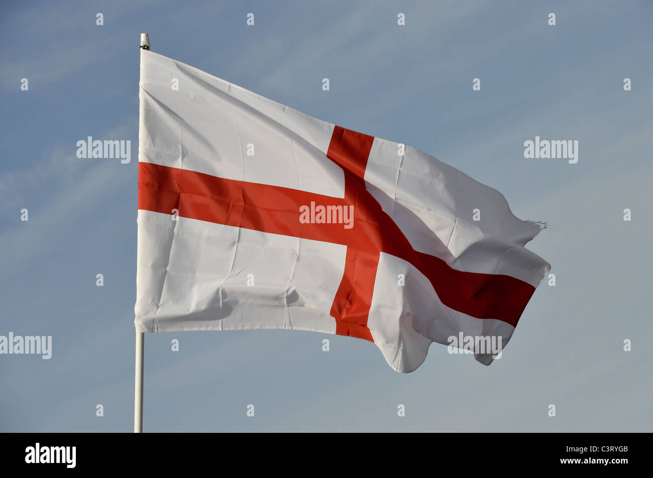 St George flag Stock Photo - Alamy