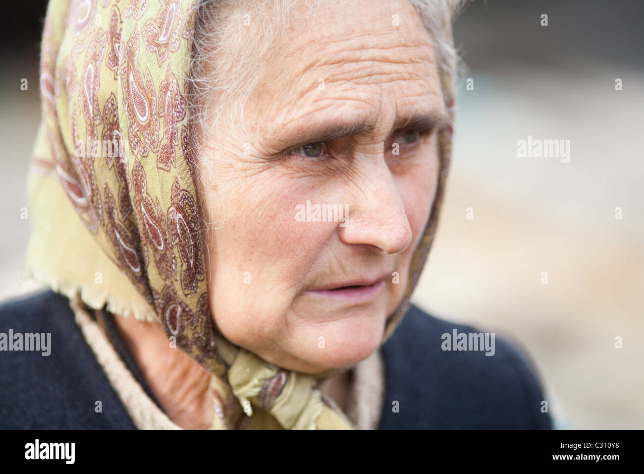 Human grey natural old expression hi-res stock photography and images ...
