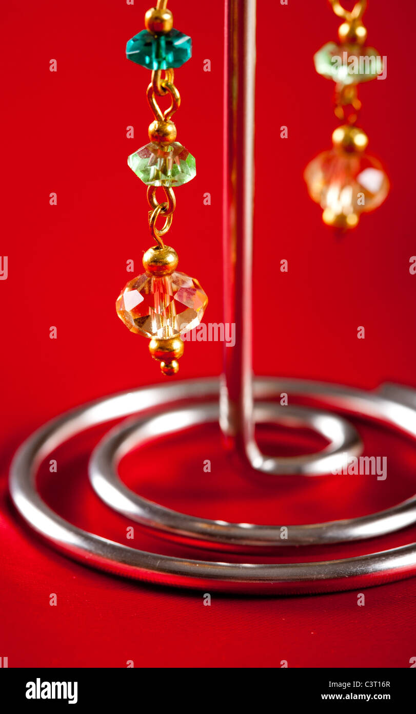 Close up of beautiful hand crafted jewelry Stock Photo - Alamy