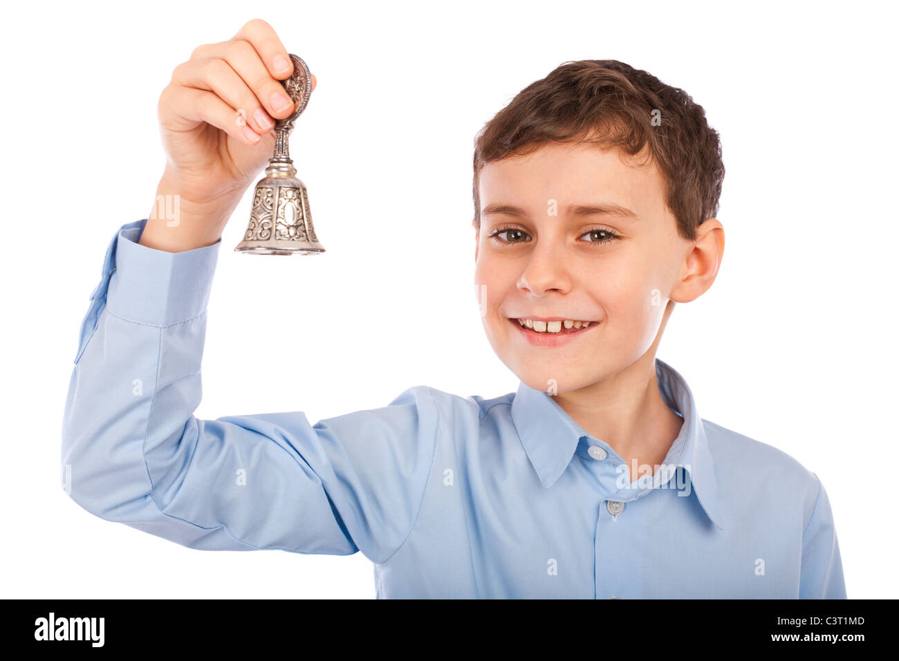 Child ring a bell hi-res stock photography and images - Alamy