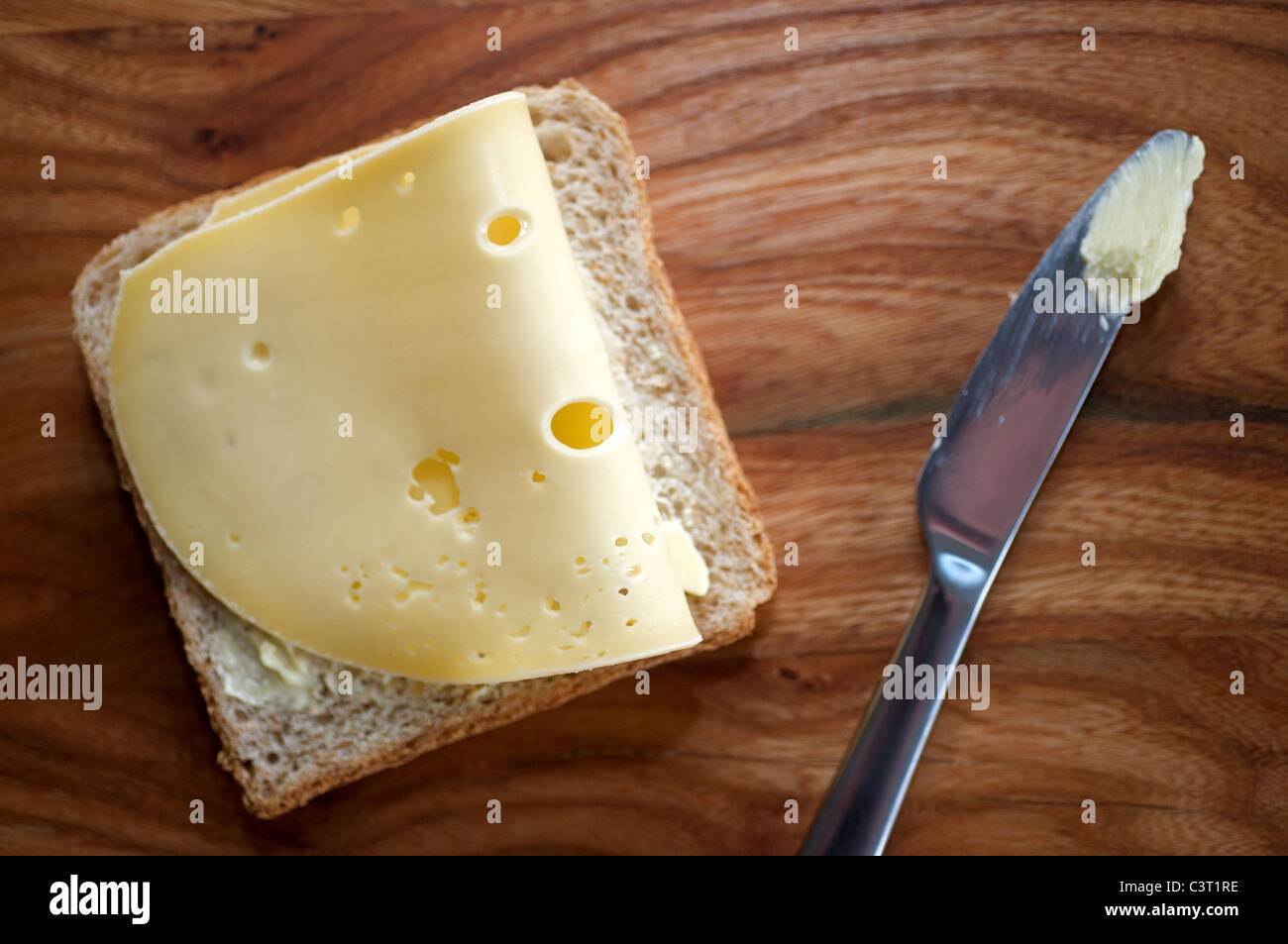 Open chesse sandwich Stock Photo - Alamy