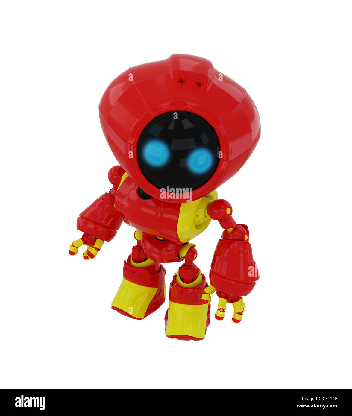 Smart bright robot figurine Stock Photo - Alamy