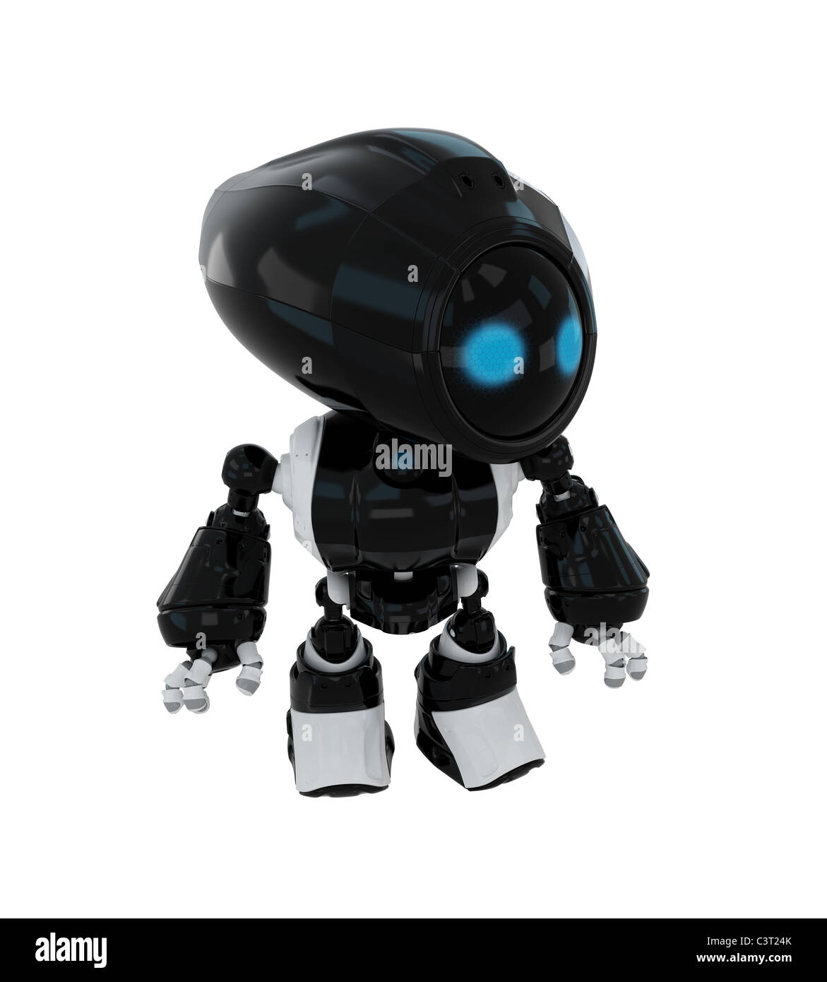 Smart bright robot figurine Stock Photo - Alamy