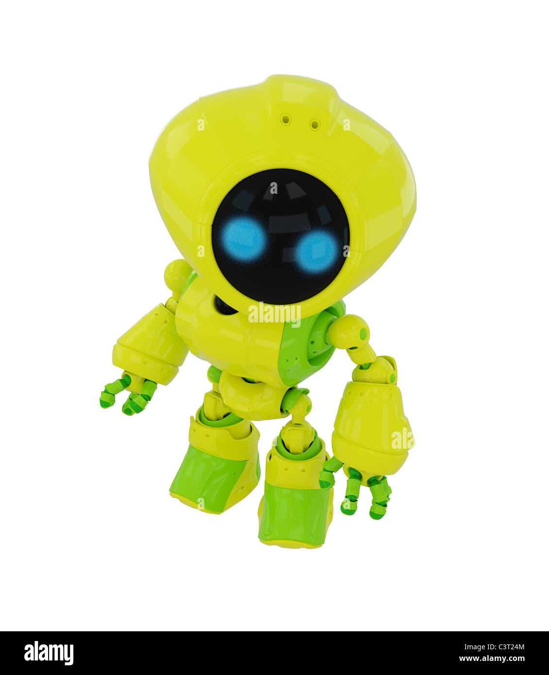 Smart bright robot figurine Stock Photo - Alamy