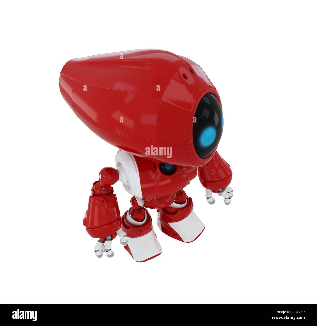 Smart bright robot figurine Stock Photo - Alamy