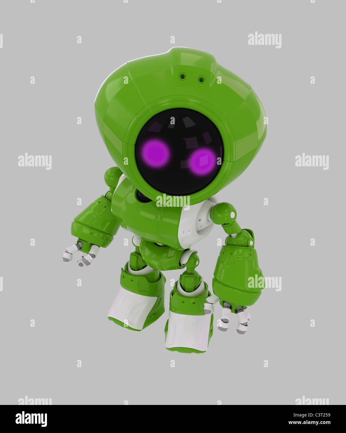 Smart bright robot figurine Stock Photo - Alamy