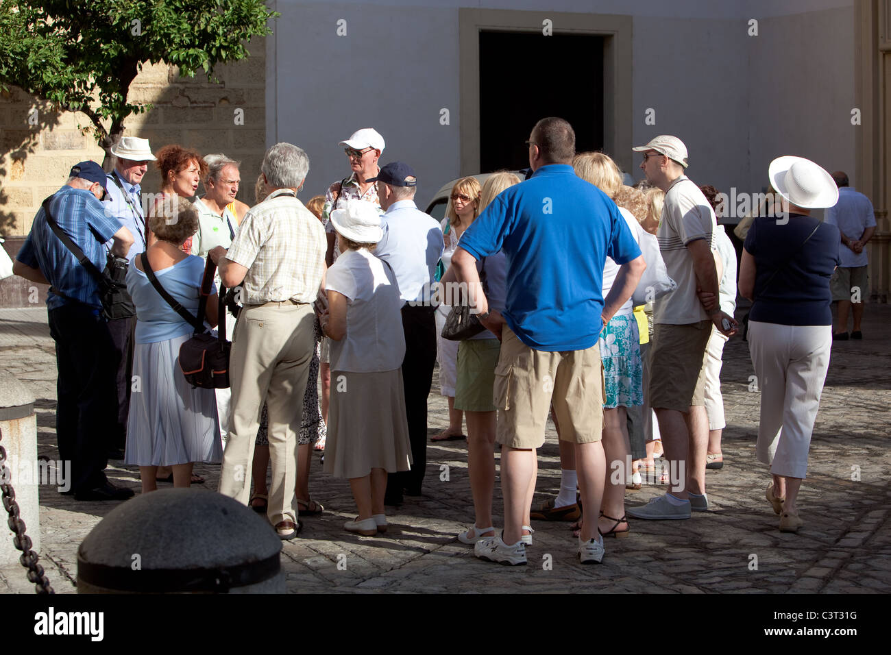 Tour groups on excursion hi-res stock photography and images - Alamy