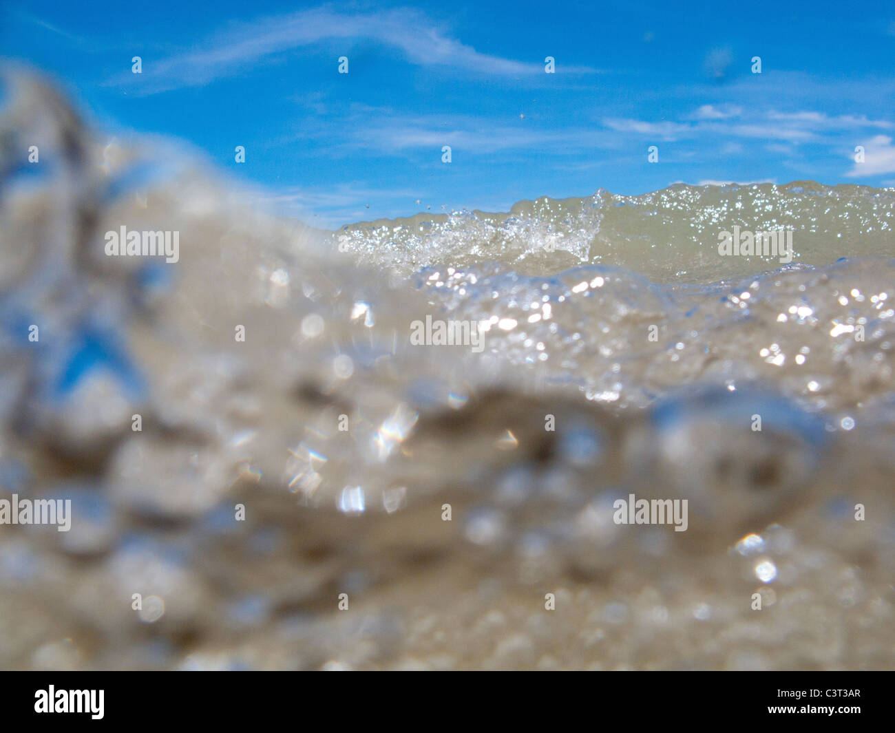 Looking up surface from underwater hi-res stock photography and images ...