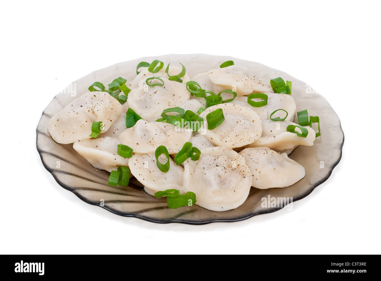 Dumplings on a plate Stock Photo - Alamy