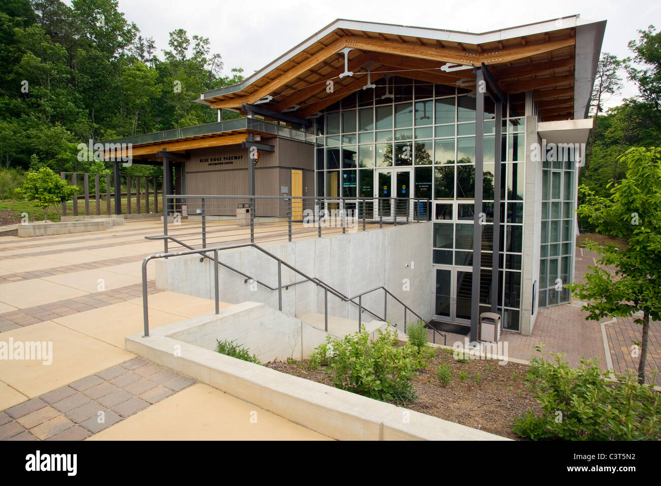 Blue Ridge Parkway Visitors Center - near Asheville, North Carolina ...
