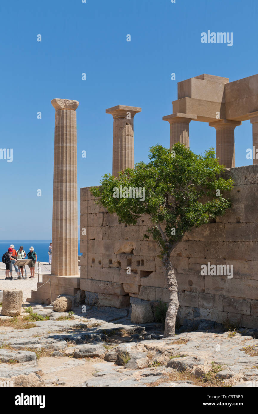 Lindos Acropolis Rhodes Greece Stock Photo - Alamy Lindos Acropolis Rhodes Greece Stock Photo - Alamy