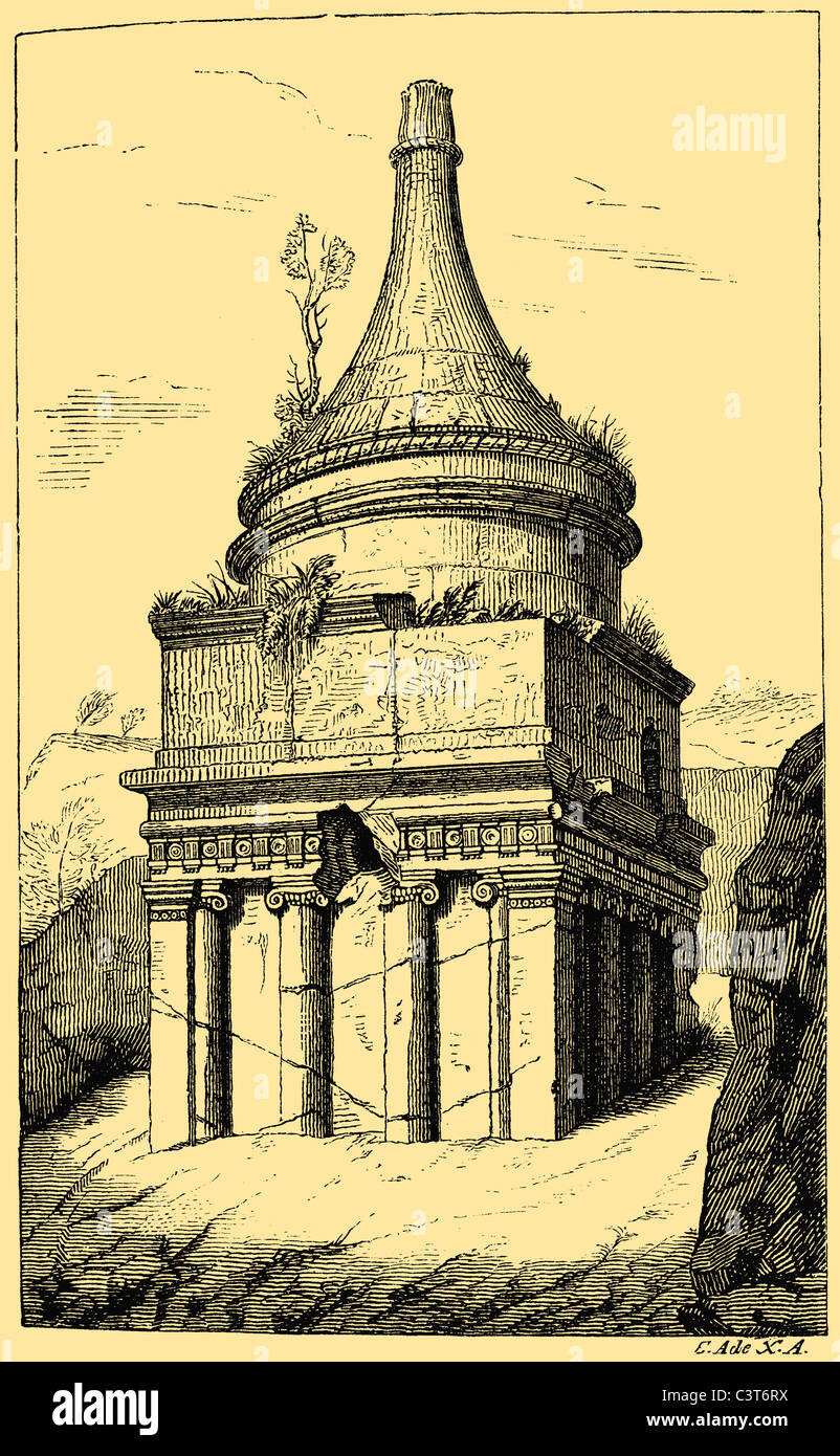 Tomb of Absalom, Absalom's Pillar in the Kidron Valley in Jerusalem ...