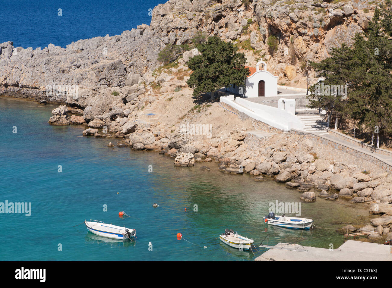St paul's bay rhodes hi-res stock photography and images - Alamy