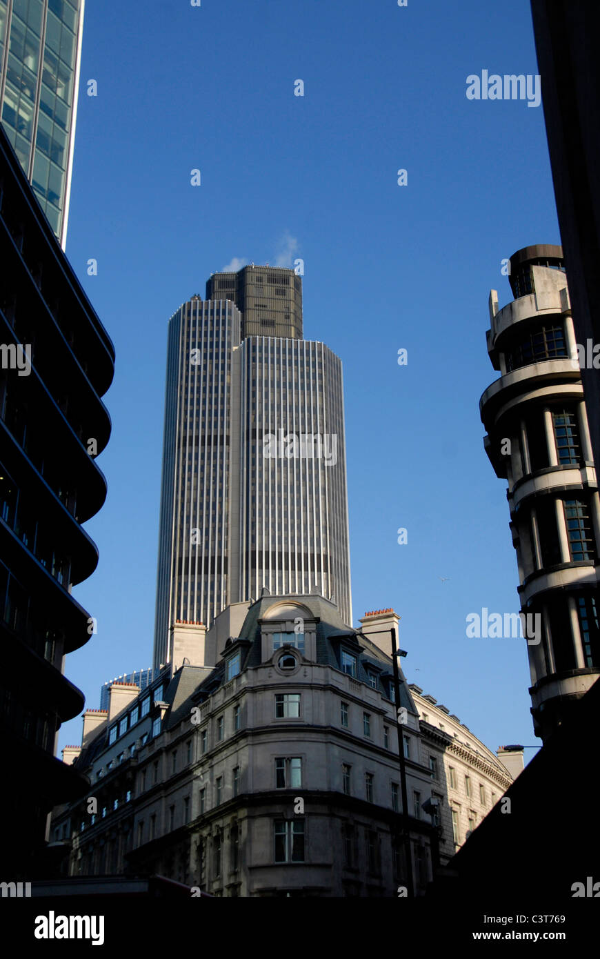 View of Tower 42 formerly Nat West Tower in the City of London, UK ...