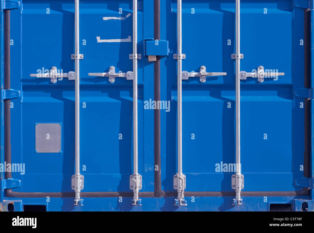 Metal Transport Container as Symbol of Business and Commerce Stock ...