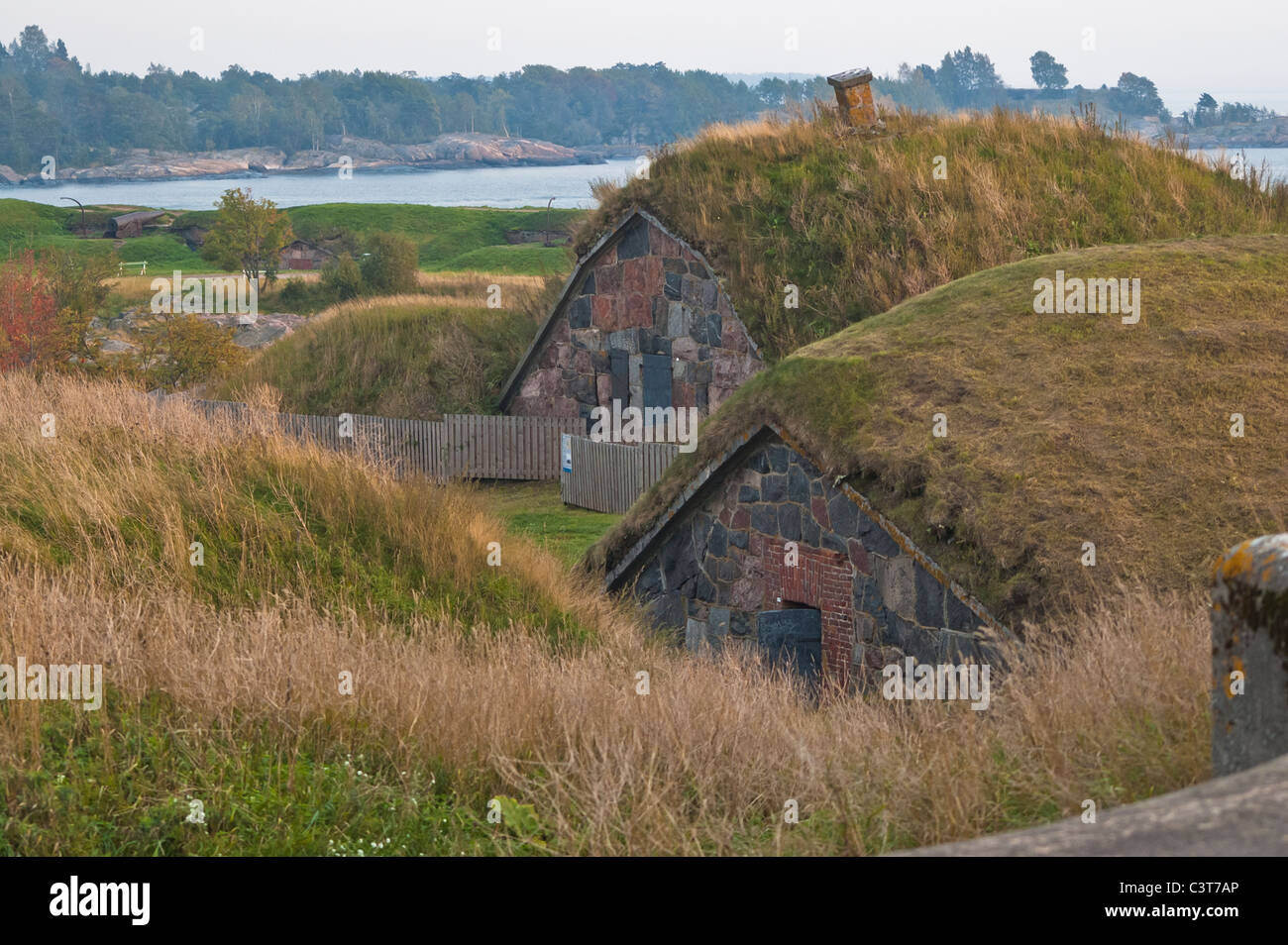 Bunkers at Suomenlinna Stock Photo - Alamy