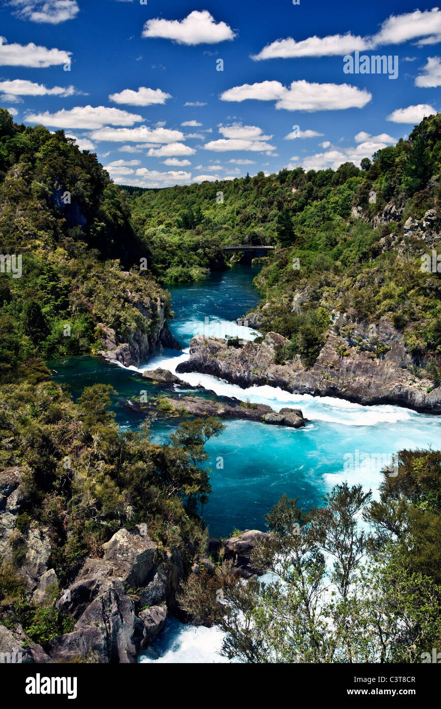 Hukka Falls river New Zealand Stock Photo - Alamy