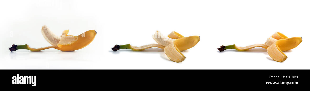 Stages of banana ripe Cut Out Stock Images & Pictures - Alamy