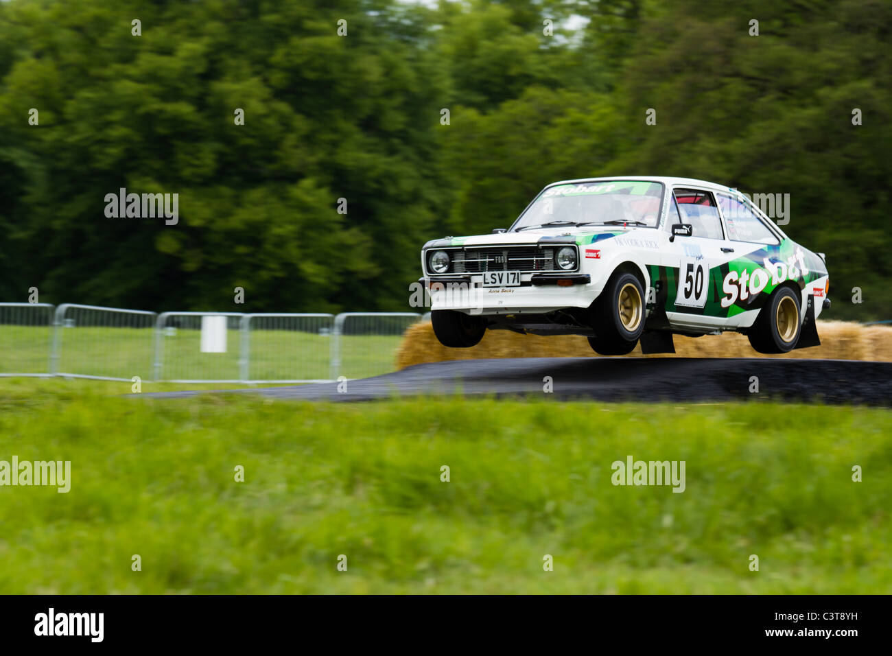 Rally cars jump hi-res stock photography and images - Alamy