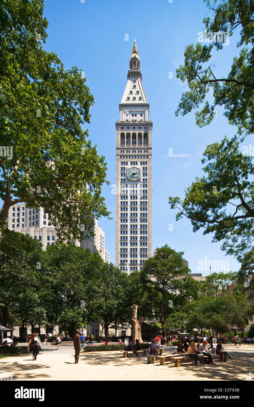 Metropolitan Life Tower Stock Photo - Alamy