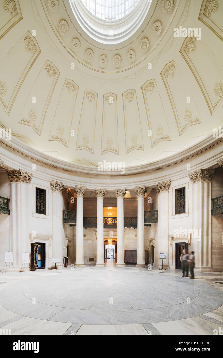 Federal Hall Interior Dome, Manhattan Stock Photo - Alamy