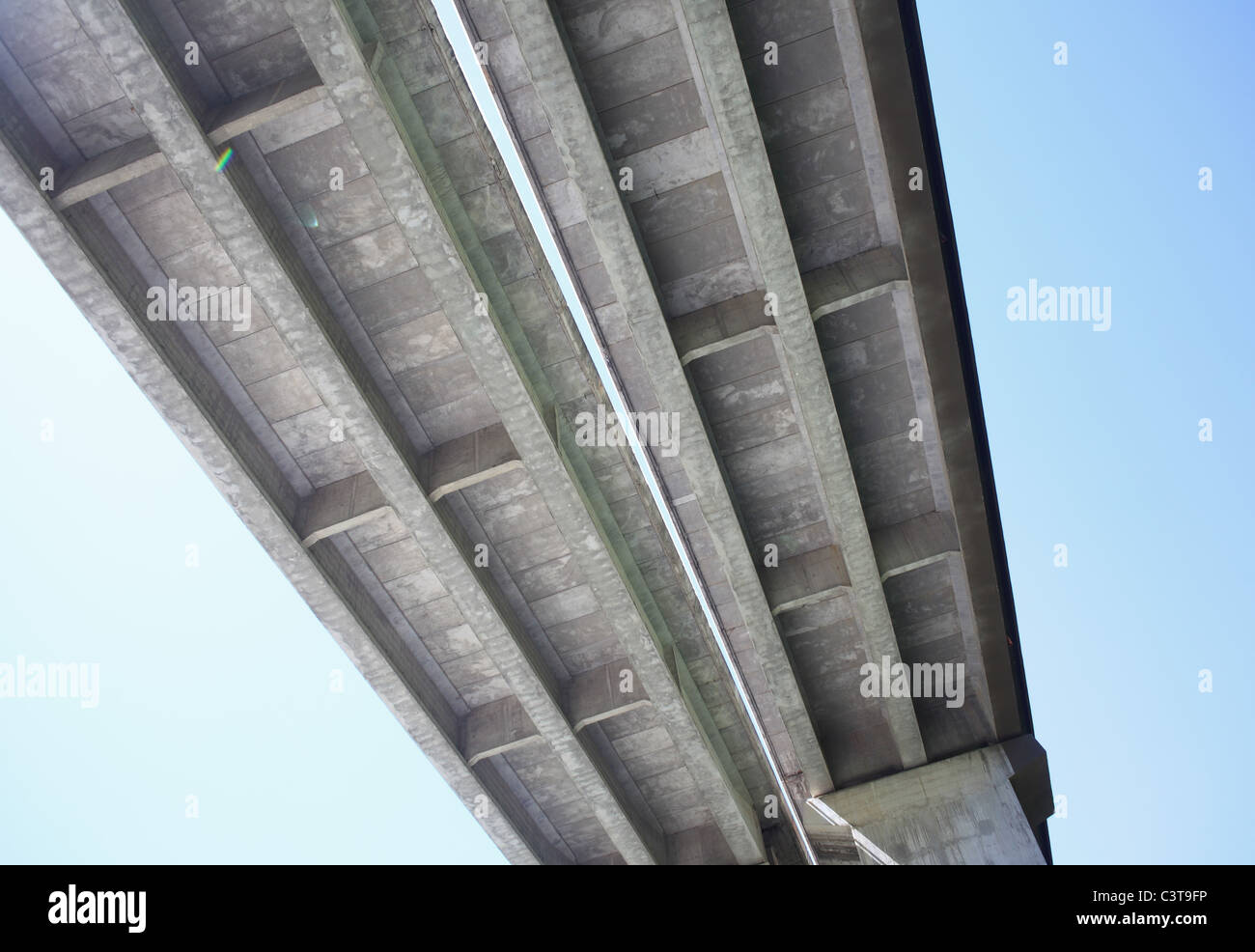 fine image of concrete highway bridge Stock Photo - Alamy