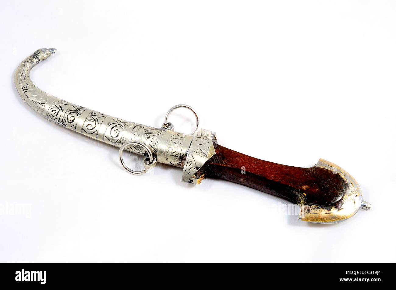 Moroccan handmade dagger (Koummya) - Marrakesh Stock Photo - Alamy