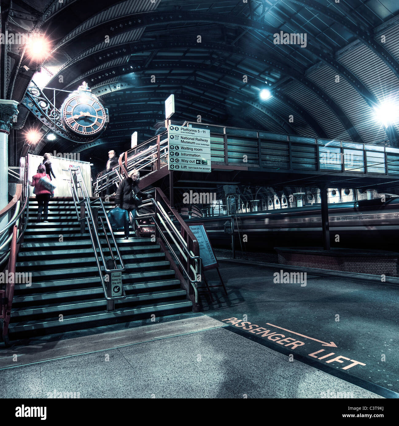 York Train Station Stock Photo - Alamy