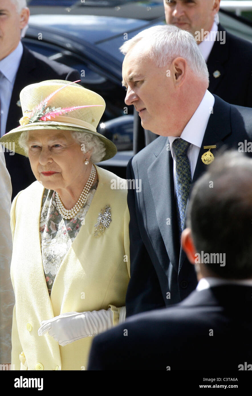 Britain's Queen Elizabeth II has taken a tour of Croke Park Stock Photo ...