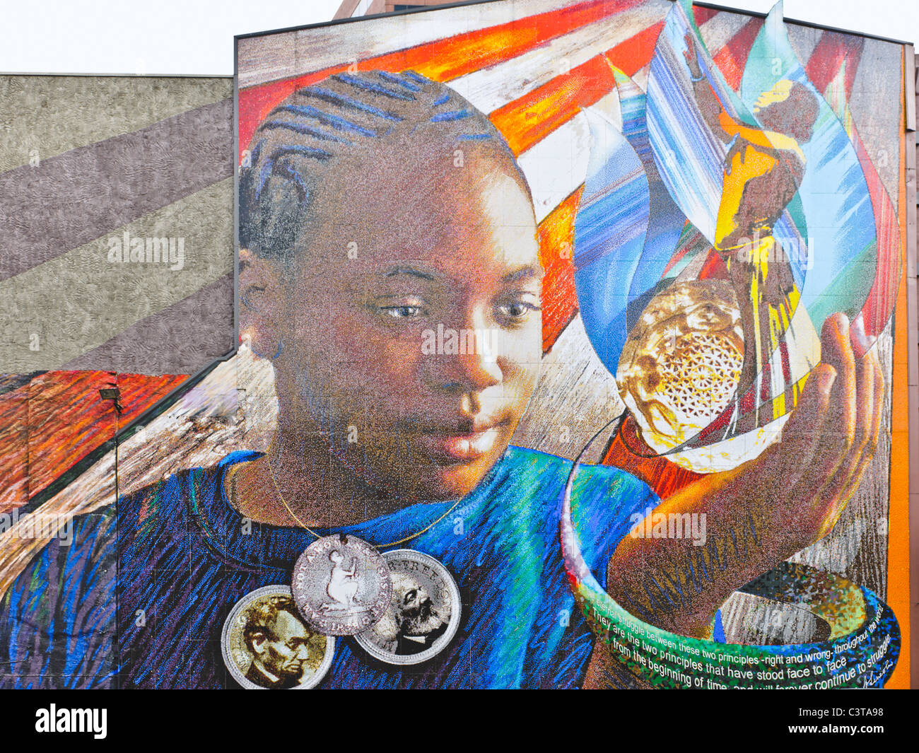 Lincoln legacy mural hi-res stock photography and images - Alamy