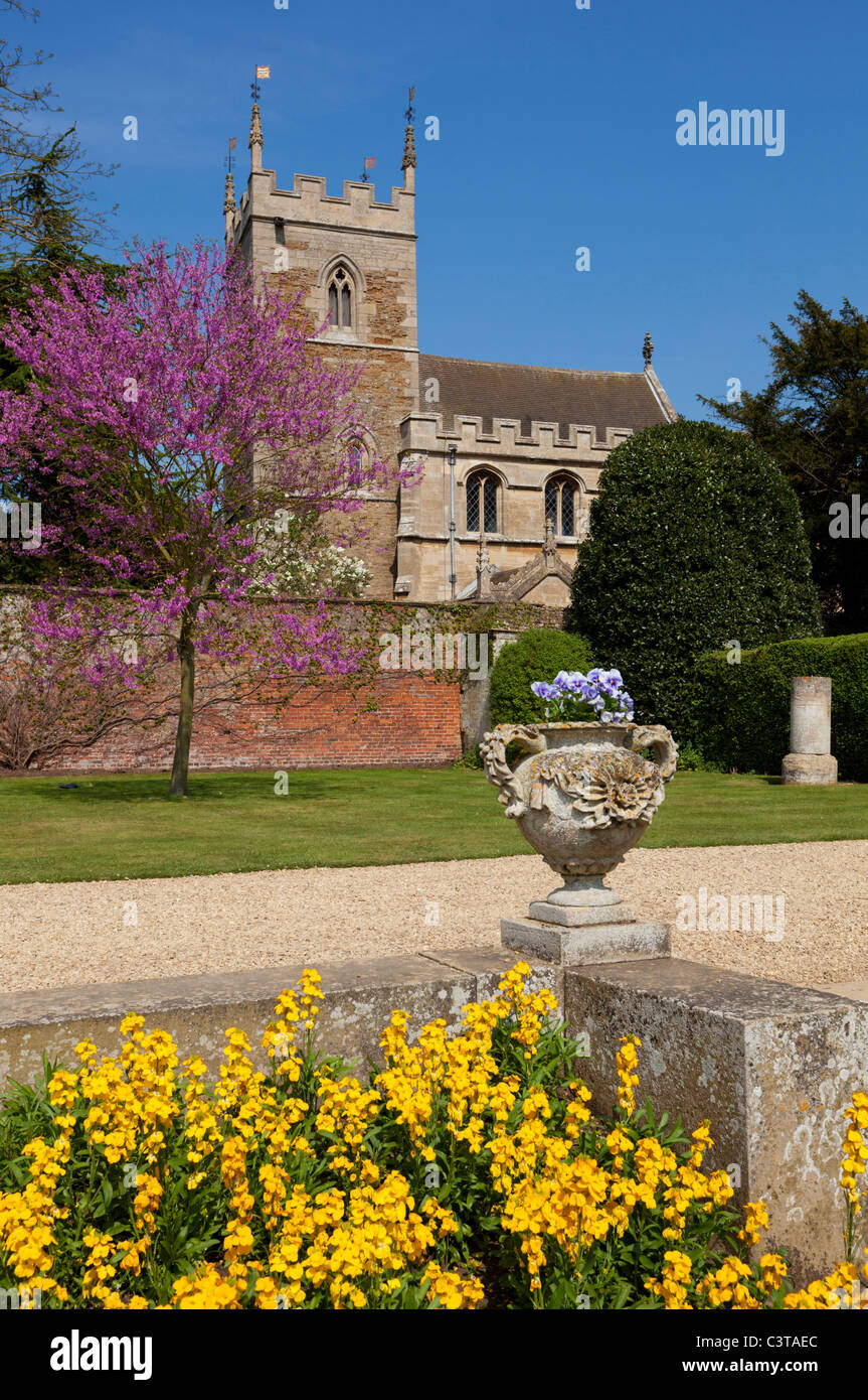 The small Church of St Peter and St Paul in the grounds of Belton House ...