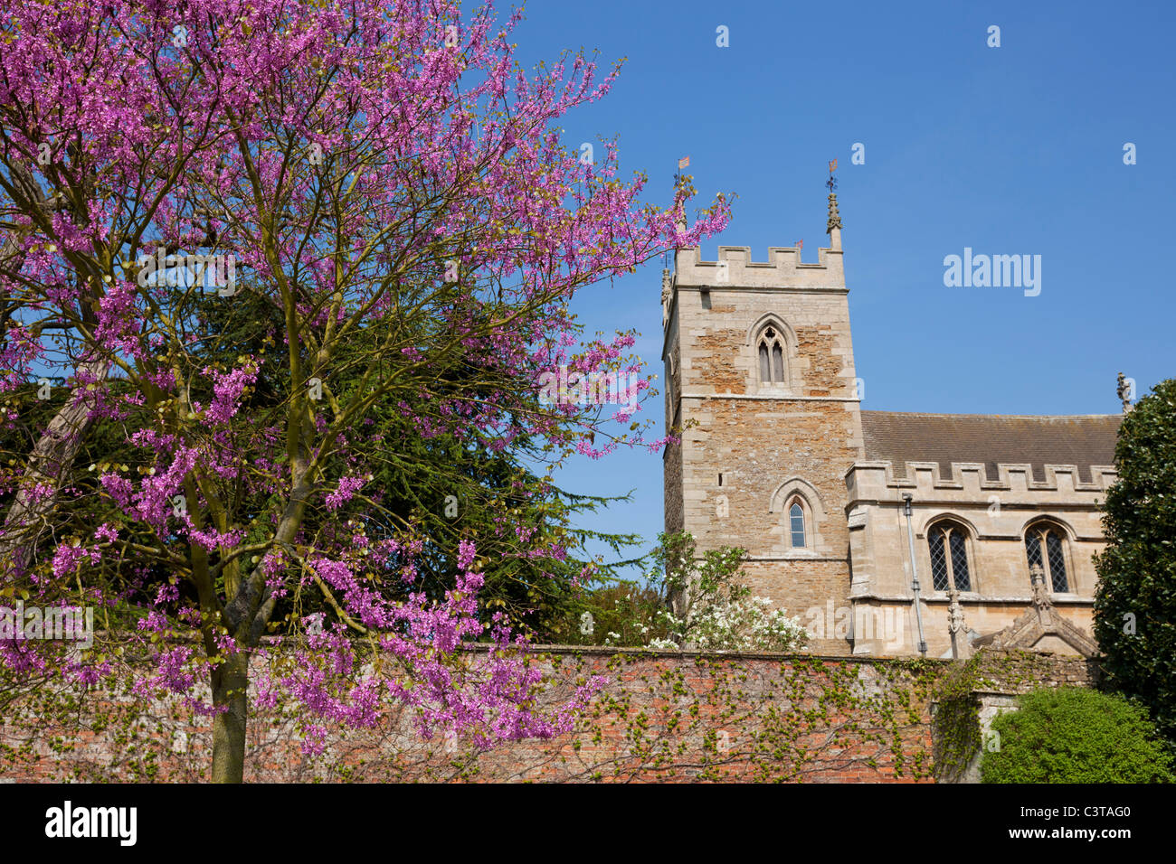 The small Church of St Peter and St Paul in the grounds of Belton House ...