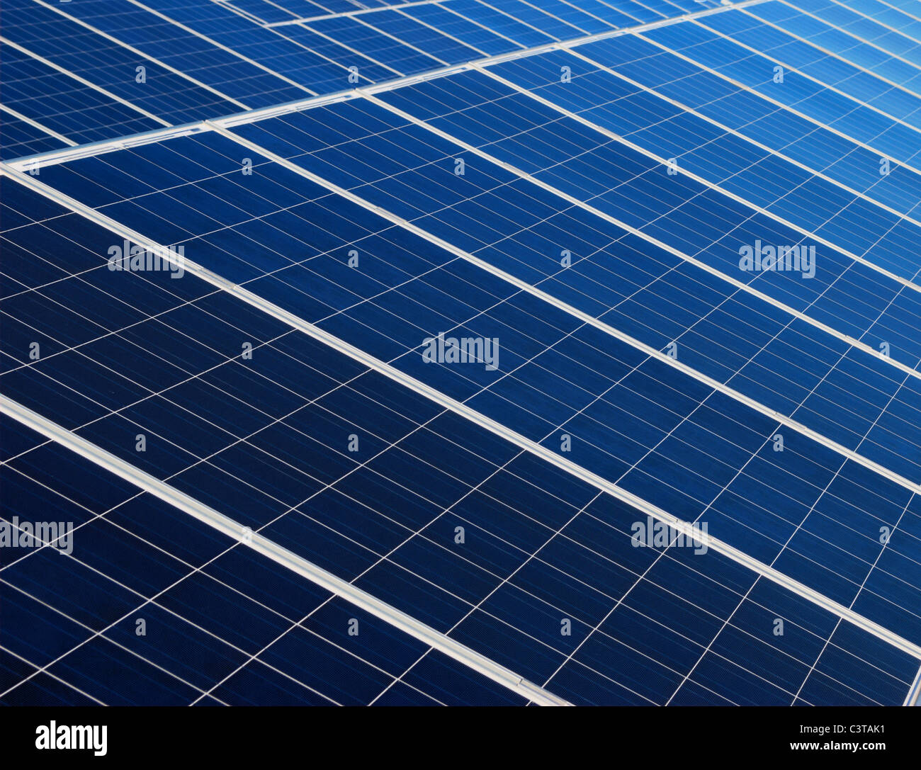 Blue and white solar panels texture Stock Photo - Alamy