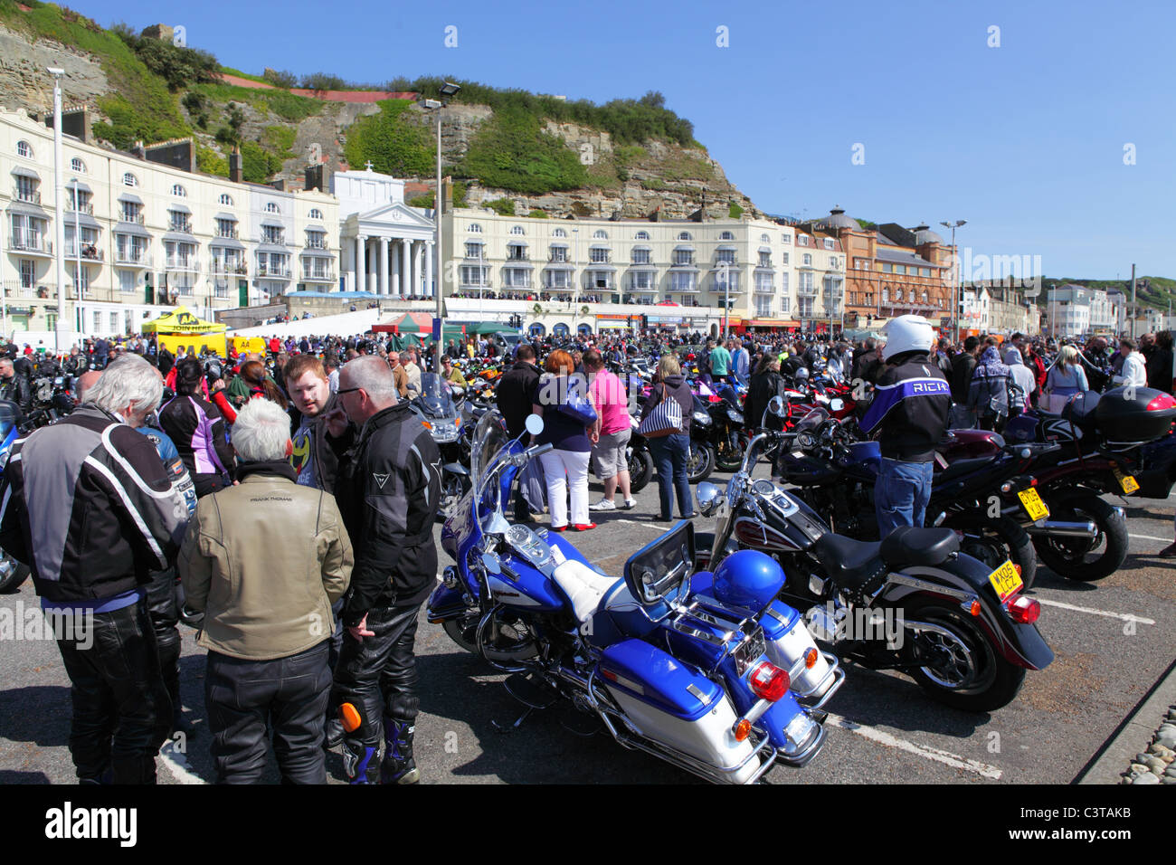 Hastings may day bike rally hi-res stock photography and images - Alamy