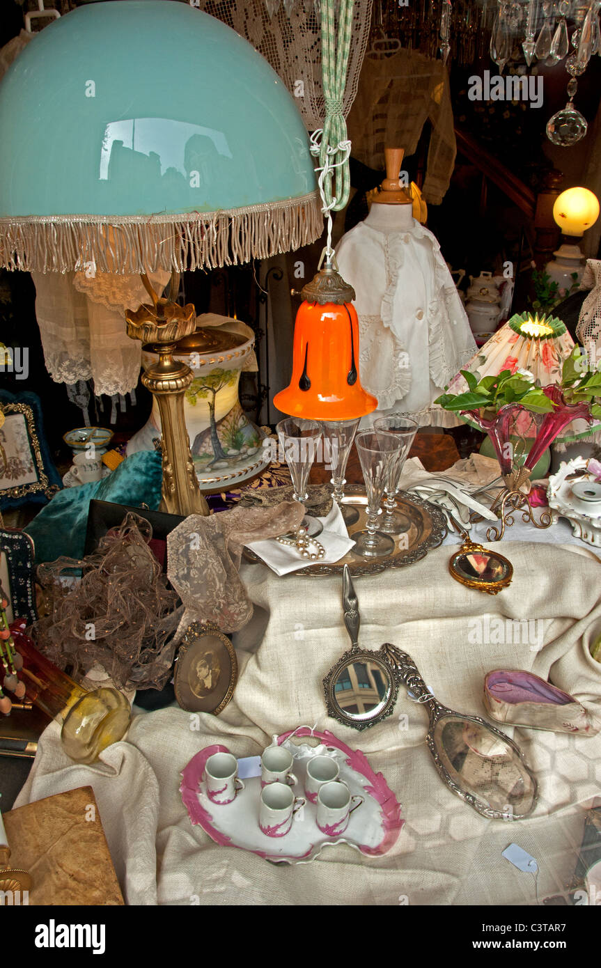 San Sebastian Spain Flea market antique shop Basque Country Stock Photo ...