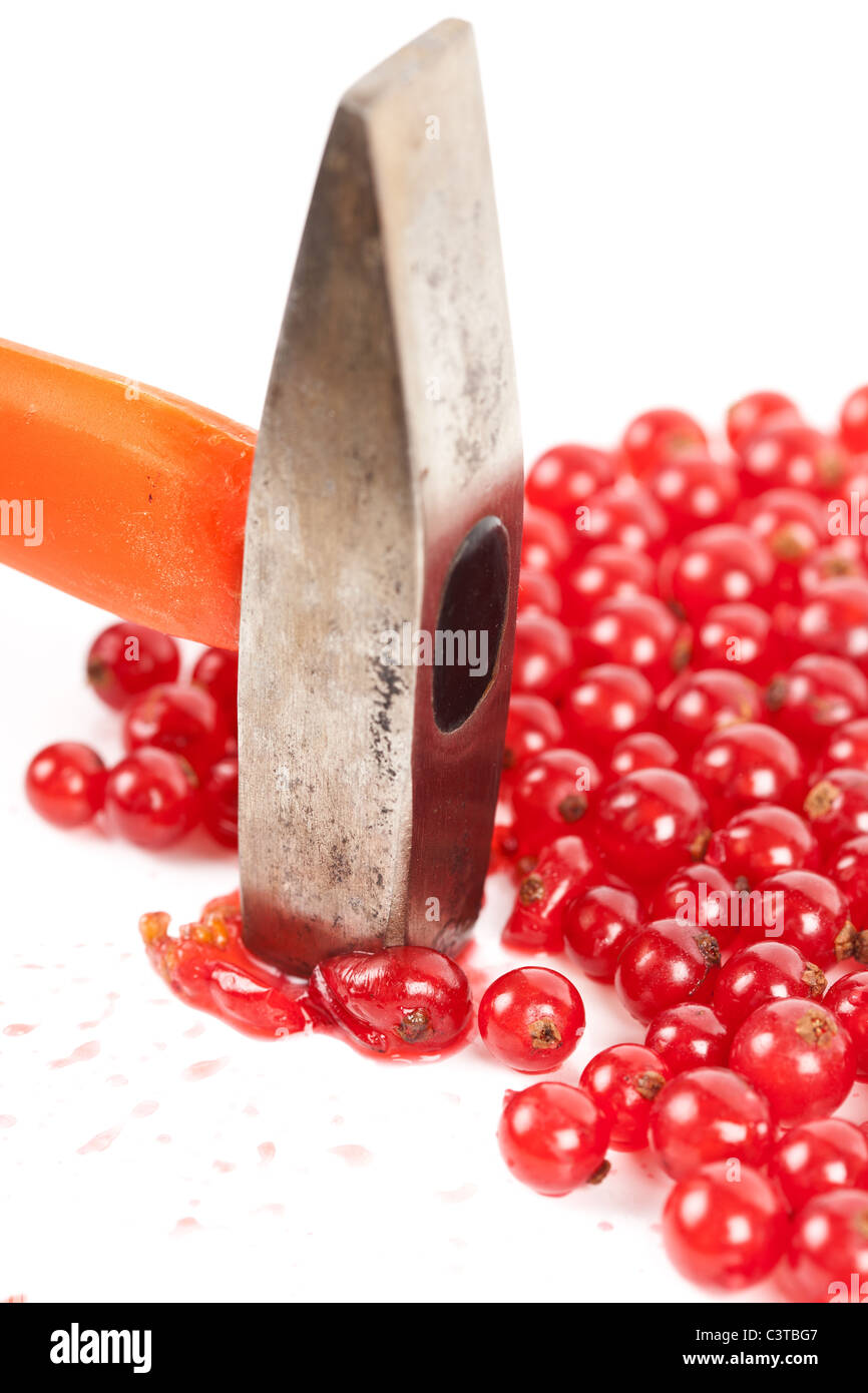 Hammer smashing hi-res stock photography and images - Alamy