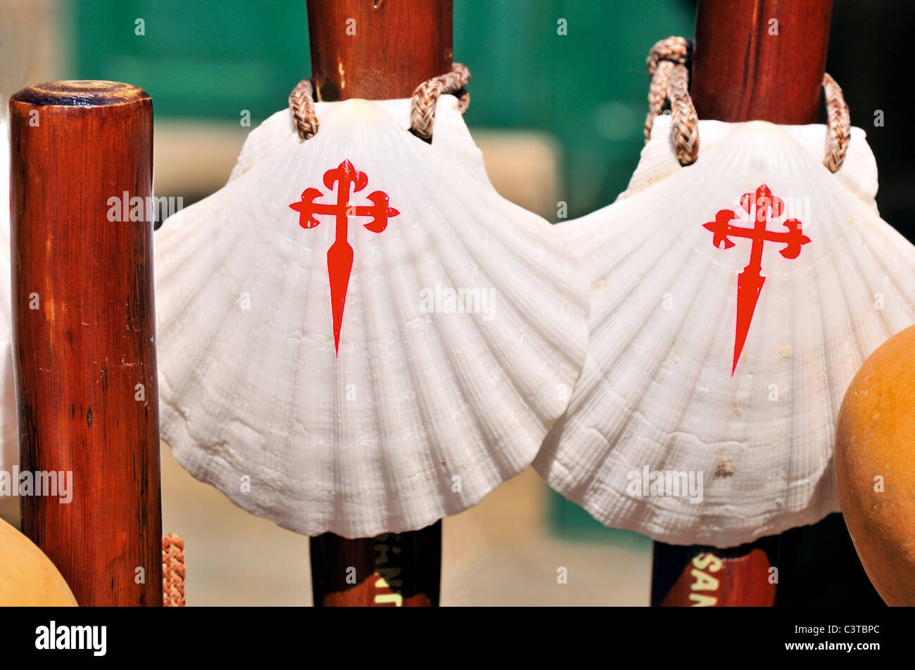 Symbols of the st james way hi-res stock photography and images - Alamy