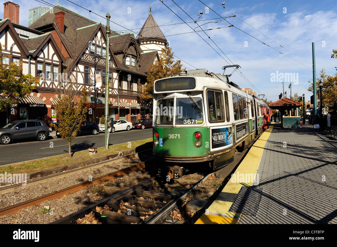 Boston subway lines train hi-res stock photography and images - Alamy