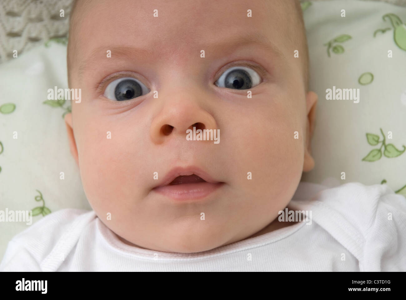 Baby surprise 5 months hi-res stock photography and images - Alamy